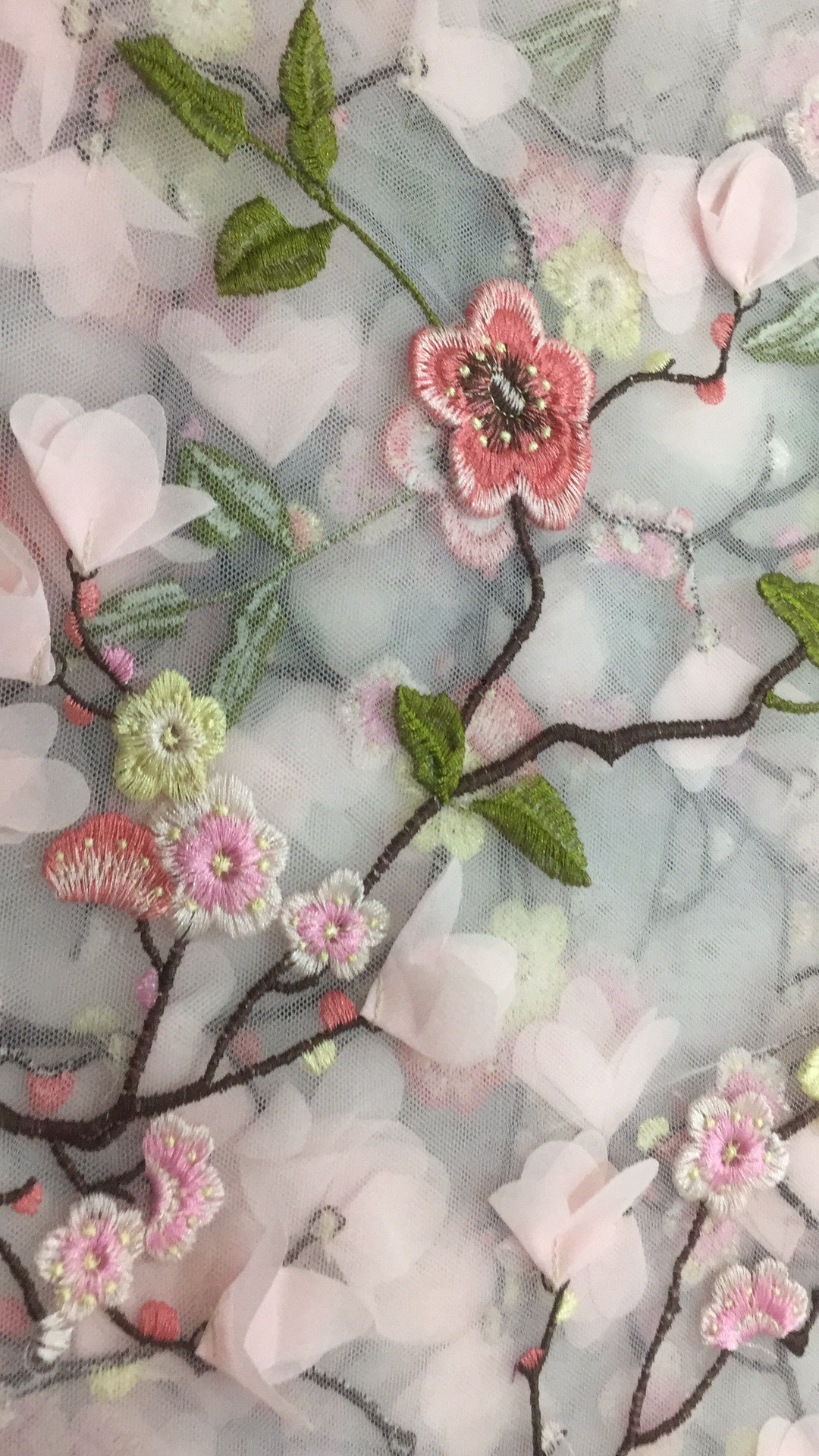 3d Floral Embroidery Mesh Lace Dress Fabric